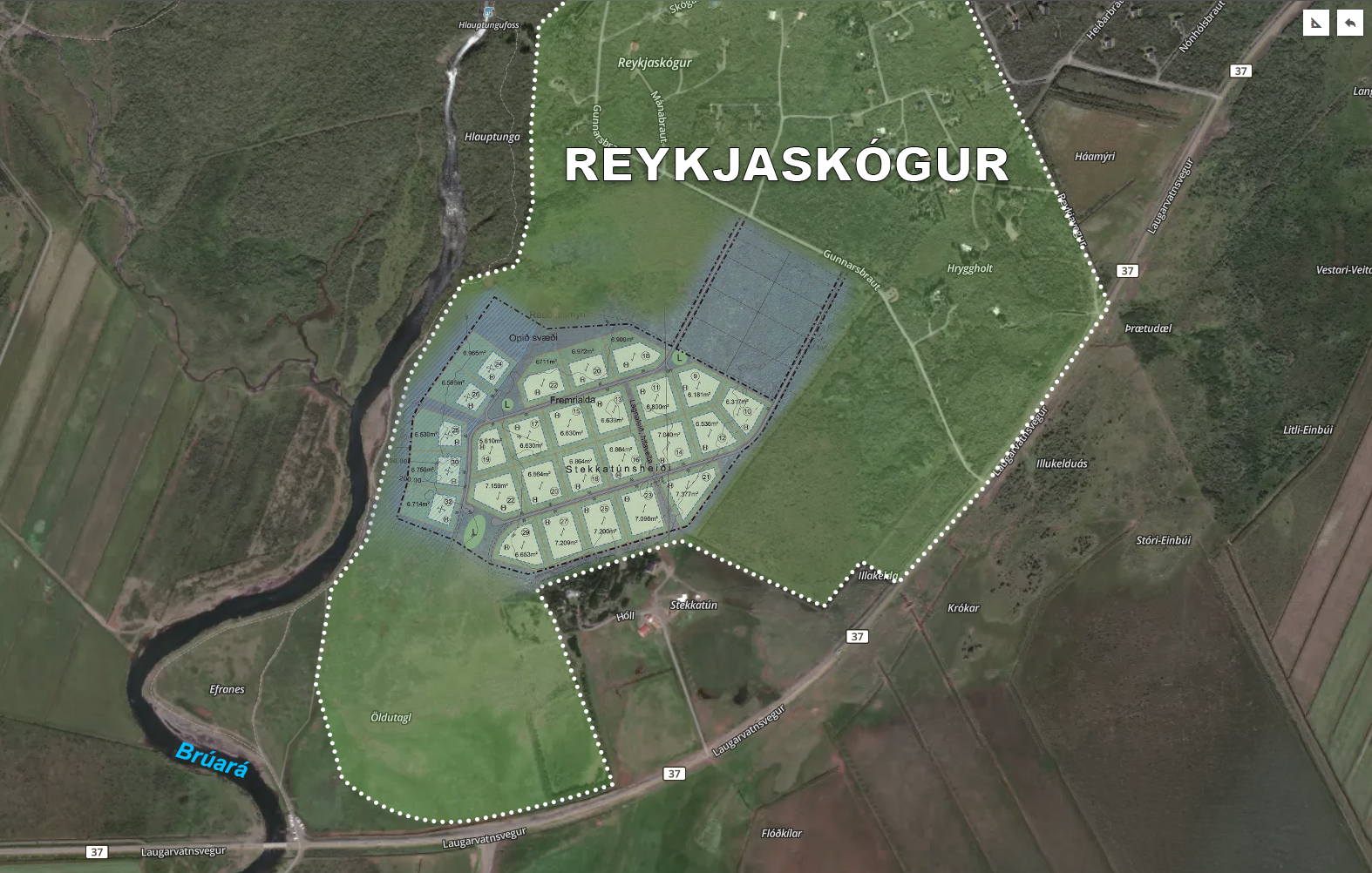 Deiliskipulag – Reykjaskógur – Efri-Reykjum